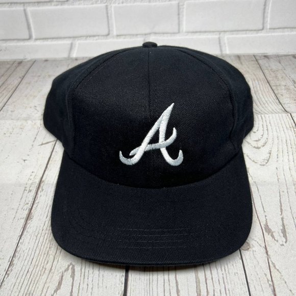 Drew Pearson | Accessories | Vintage Atlanta Braves Mlb Drew Pearson Hat Snapback Cap Black New ...